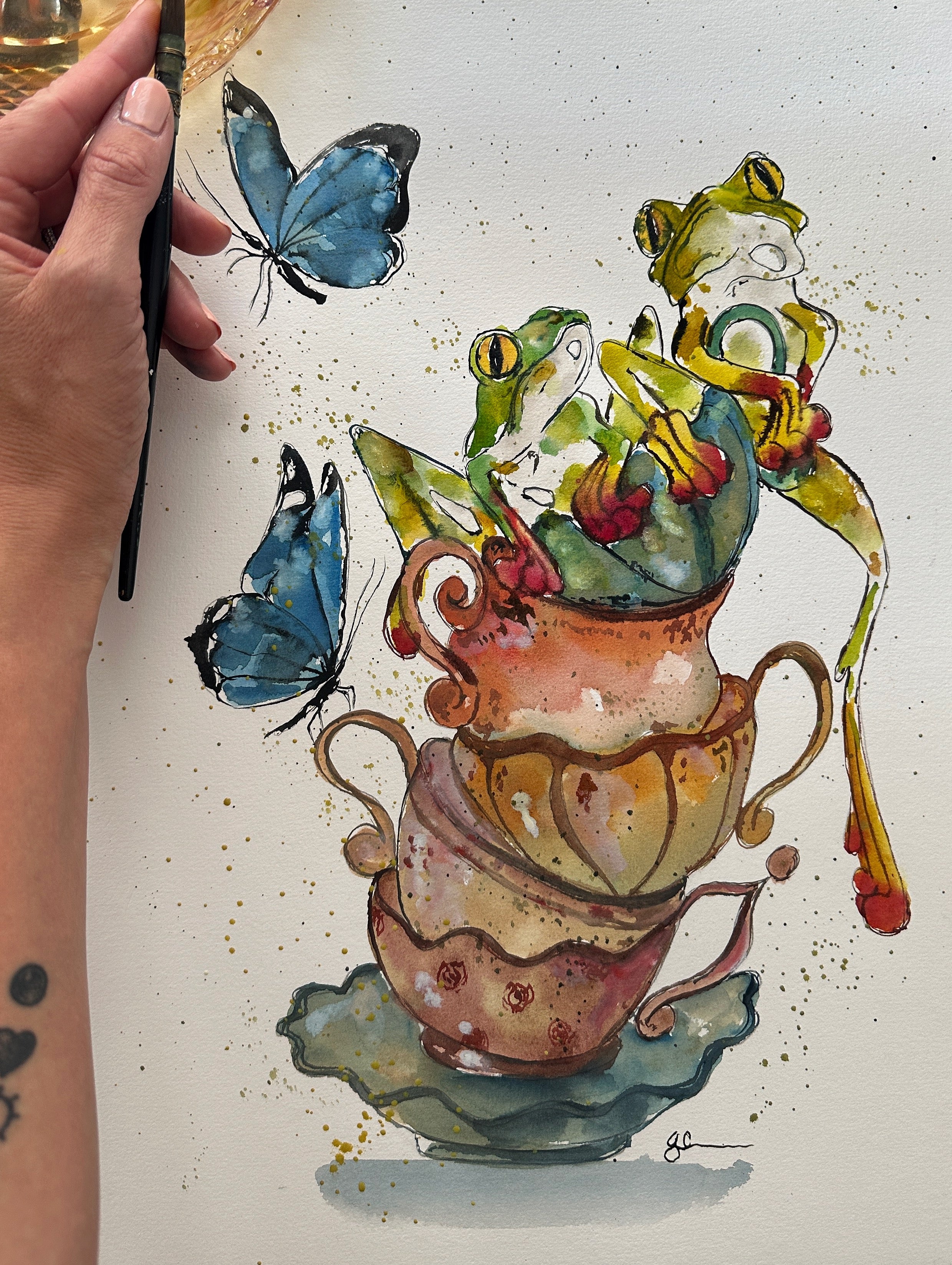 Come Over For A Cuppa – Sunny Life Art