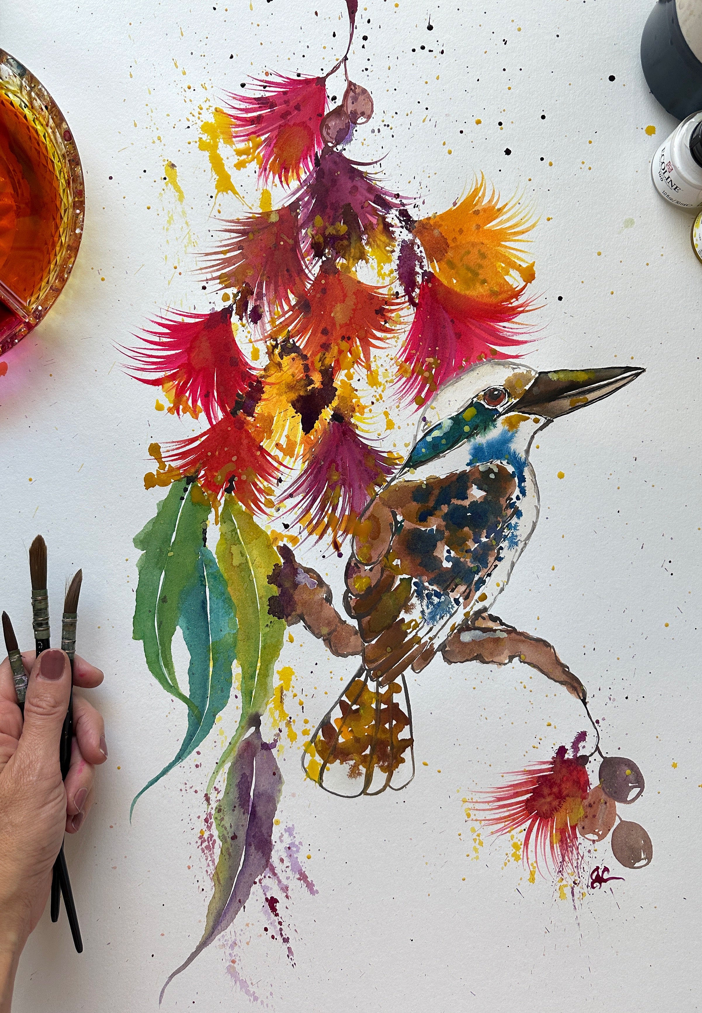 Kookaburra On A Tree – Sunny Life Art
